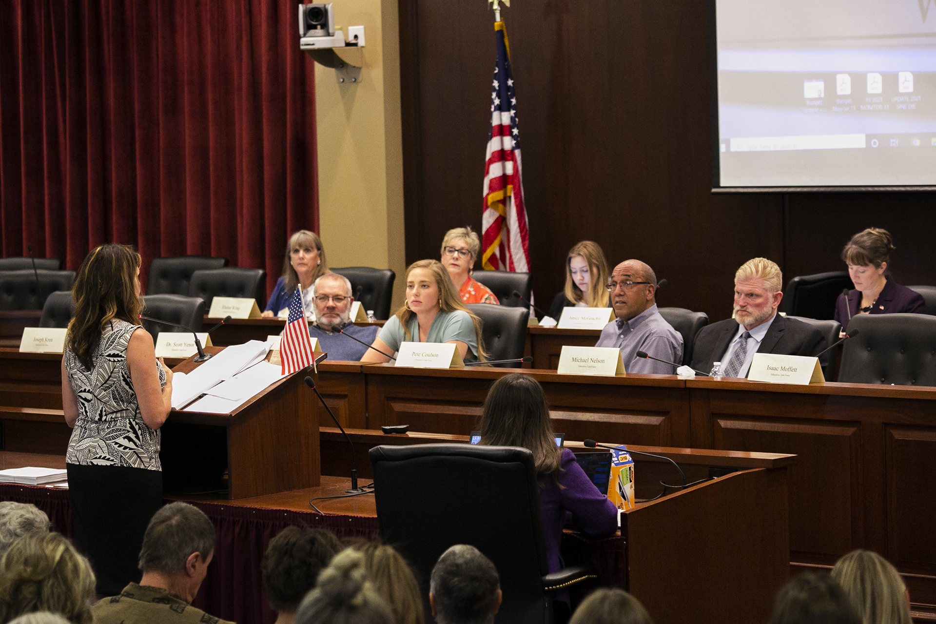 The paper trail from Thursday's task force meeting