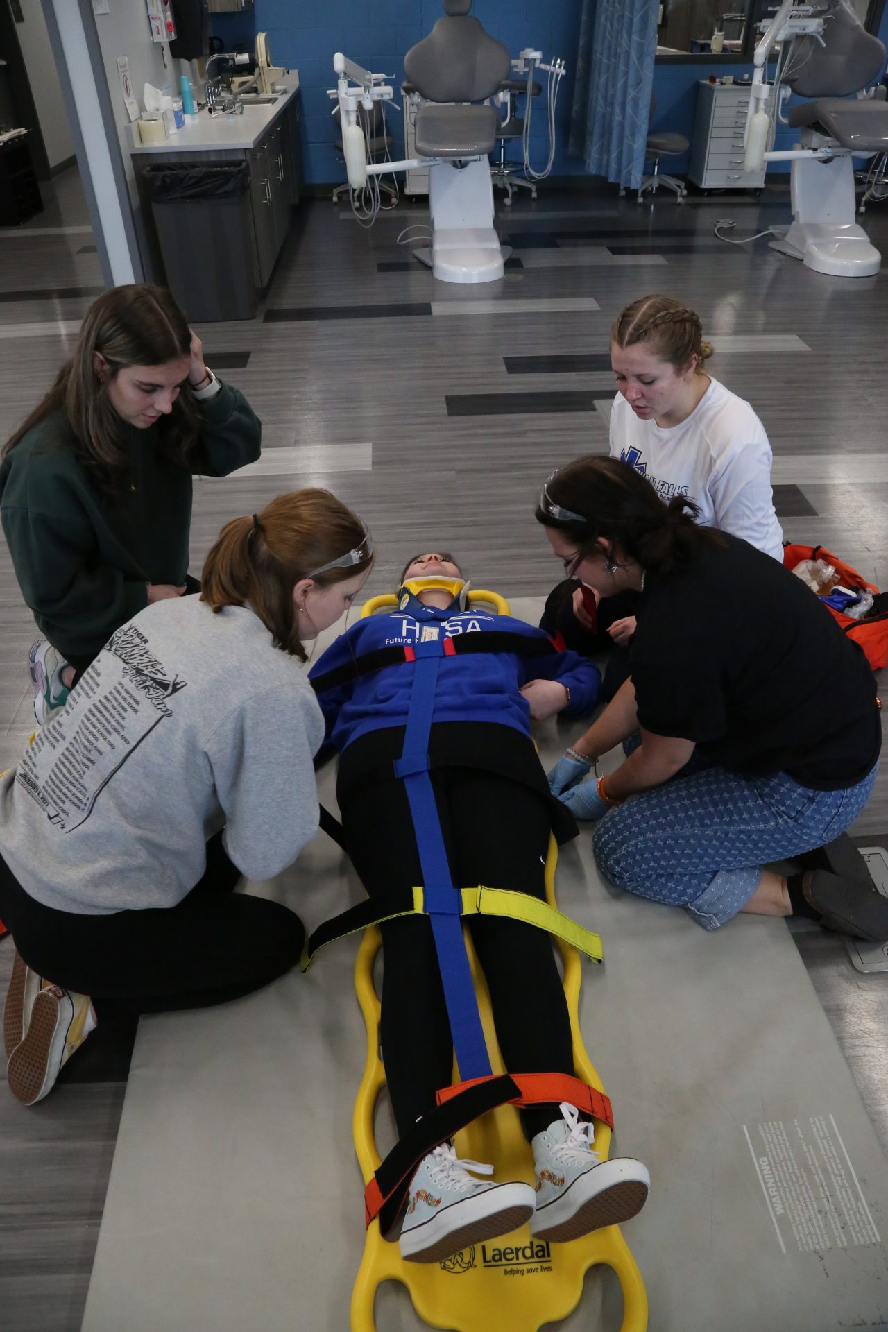Ambulance simulator gives EMT students a distinct advantage